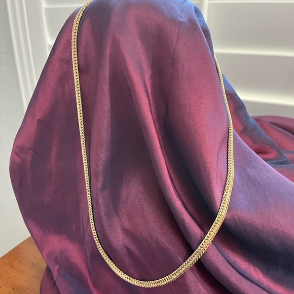 David Meister | Jewelry | Dm 4k Gold Plate Herringbone Necklace 198s ...